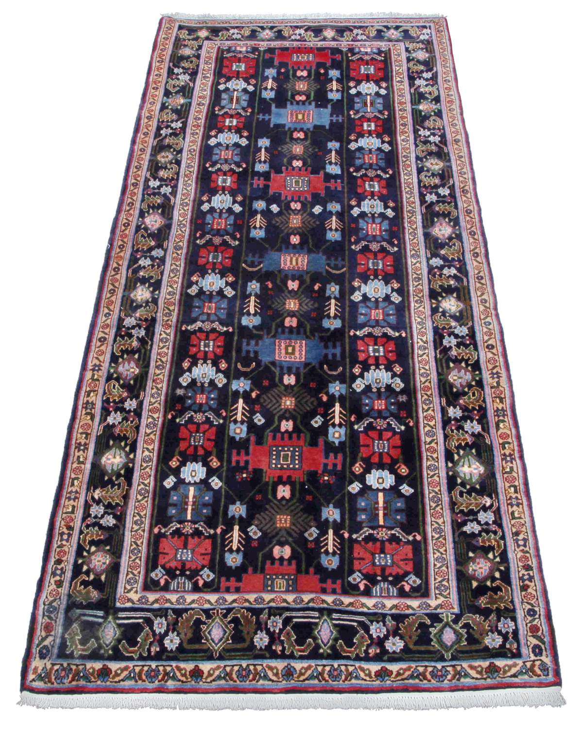 Handknuten Persisk Patinamatta Kurdistan 127x309cm - Persiska mattor ...